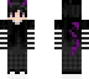 Demon Boy Purple | Minecraft Skin
