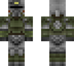 fallout power armor | Minecraft Skins