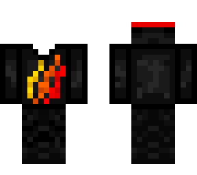 Fire Merch | Minecraft Skin