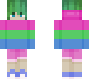 Poly flag! -Boy- (Update :3) | Minecraft Skin