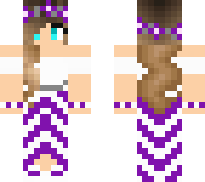 Purple dress | Minecraft Skin