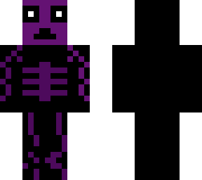purple skull trooper | Minecraft Skins