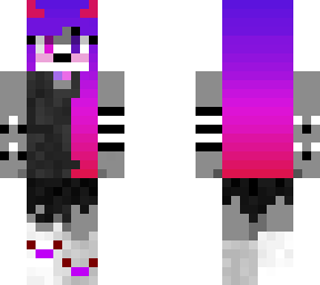 RedWolf disguised as EnderUnicornKitty | Minecraft Skin