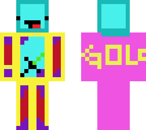 The sword of golden turtle | Minecraft Skin