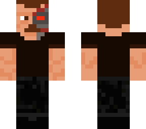 Terminator T-800 Base | Minecraft Skin