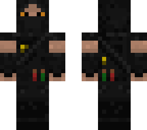 Thieves Guild - Black Armor - Skyrim | Minecraft Skin