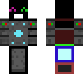 Bionic- A total cyborg | Minecraft Skin