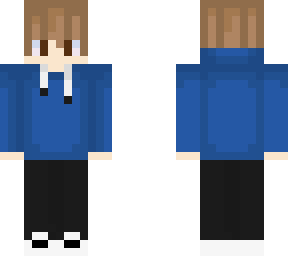 Blue Hoodie | Minecraft Skin