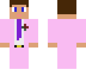 pink suit TY | Minecraft Skin