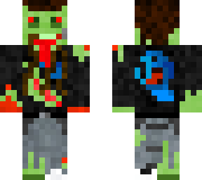 Screaming Hand Putrid Zombie | Minecraft Skin
