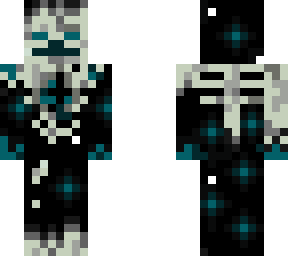 skeleton sculk deep dark ancient city wild update | Minecraft Skins