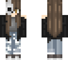 Skeleton girl | Minecraft Skin