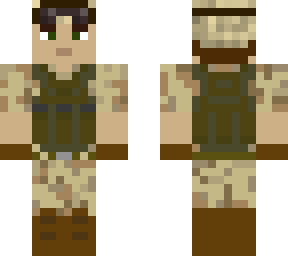 desert soldier | Minecraft Skins