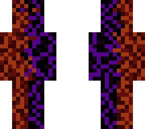 Dripping like Obsidian and Magma | Minecraft Skin