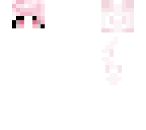 Pink Hair Braid Base | Minecraft Skin