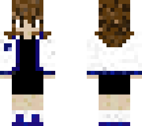 Sueter blanco y vestido ***** | Minecraft Skin