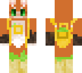 Lemon fox | Minecraft Skin