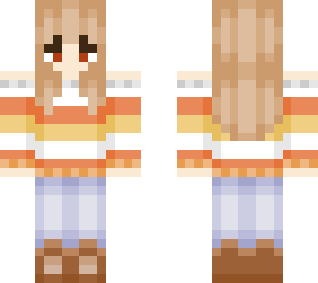 ~Skintober 4~ Candy Corn | Minecraft Skin