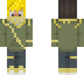 Bandito with yellow front piece hair | Minecraft Skin