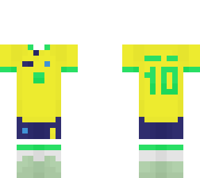 Brazil Kit Qatar 2022 | Minecraft Skin