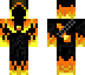 Fire Gost | Minecraft Skin