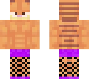 garfield purple | Minecraft Skins