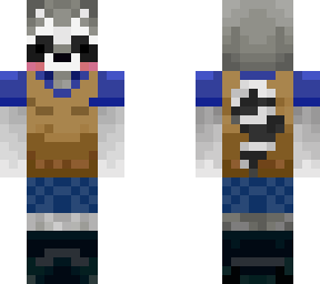 Raccoon skin for a friend | Minecraft Skin