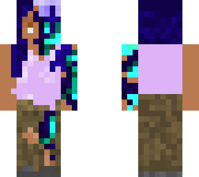 Skulk infected | Minecraft Skin