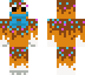 Chocolate Huggy Wuggy OC (Design Made By Meme King) | Minecraft Skin