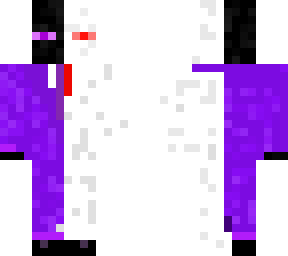 half and half enderman | Minecraft Skin