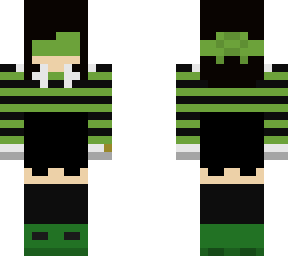 Masked Powerpuff Buttercup E-girl | Minecraft Skin