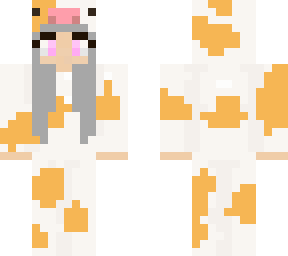 Orange cow | Minecraft Skin
