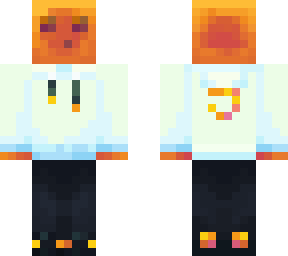 Pumpkin Spiced iJevin slime | Minecraft Skin