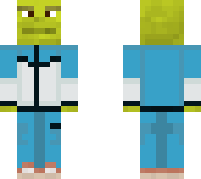 Shrek loves Tech Fleece blue (reworked) | Minecraft Skin