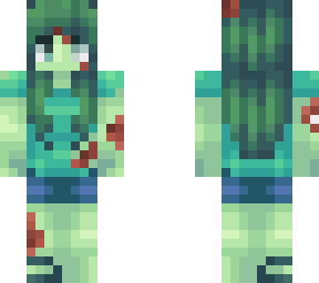 The Zombie Girl | Minecraft Skin