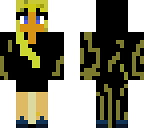 yellow hair girl | Minecraft Skin