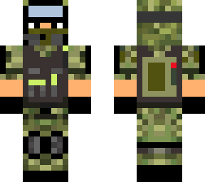 canada soldier thing idk | Minecraft Skin