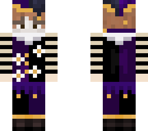 blue and purple jester | Minecraft Skins