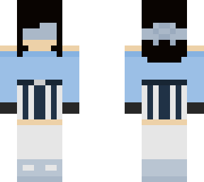 Masked Powerpuff Bubbles E-girl | Minecraft Skin