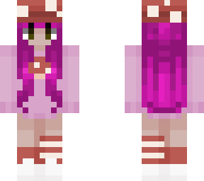 Pink Mushroom Girl | Minecraft Skin