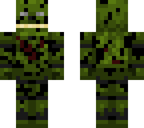 springtrap no suit | Minecraft Skins