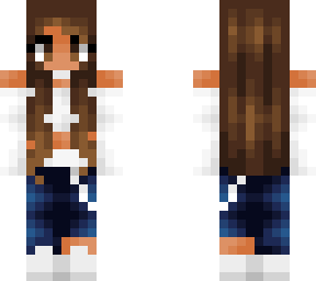 Basic Tanned Brunette | Minecraft Skin