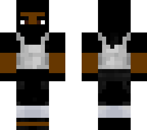 BLACK AIR FORCE ENERGY | Minecraft Skin