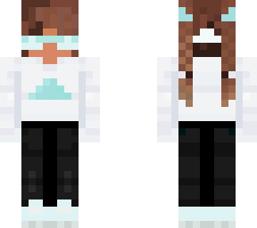 Clouds with eyebrows | Minecraft Skin