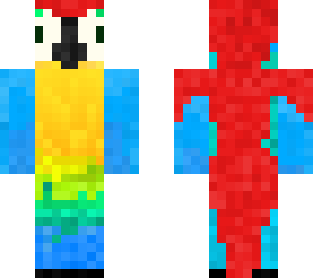 Guacamayo Guacamaya Loro Lora Ave Pajaro Bird | Minecraft Skin