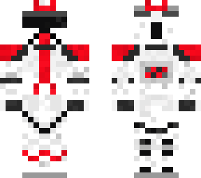 red storm trooper | Minecraft Skin