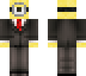 red tie minion suit | Minecraft Skin
