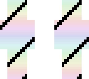 Smooth Coloured skin with Black Pattern | Minecraft Skin