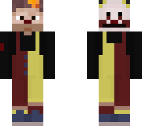Auron Clown hallowen | Minecraft Skin