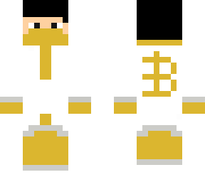 Bitcoin man | Minecraft Skin